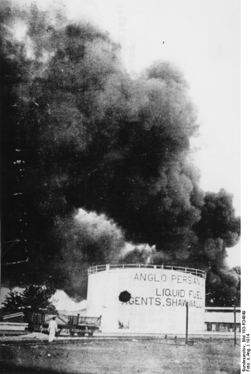 Die Seeschlacht von Coronel - Bundesarchiv