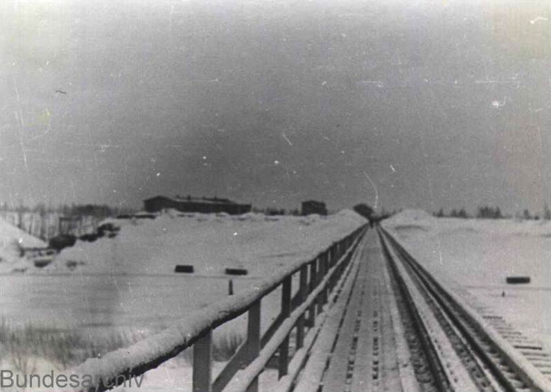 Der General der Eisenbahntruppen auf Dienstreise an der Ostfront ...