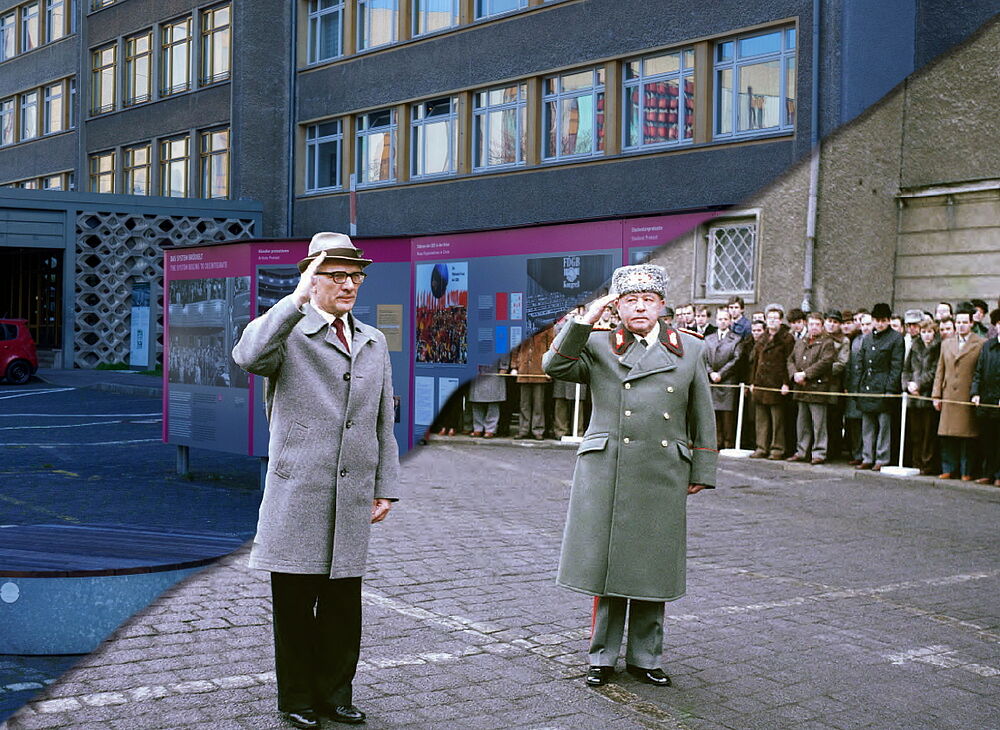 Die Stasi-Zentrale gestern und heute - Bundesarchiv