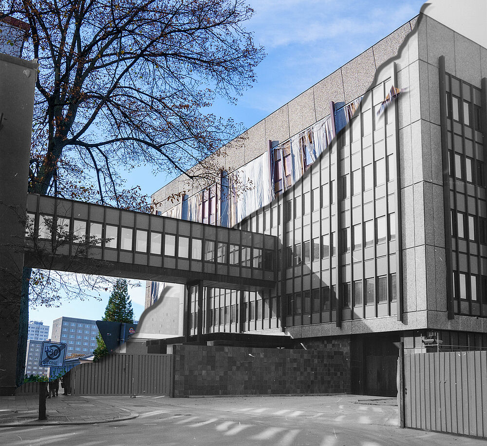 Die Stasi-Zentrale gestern und heute - Bundesarchiv