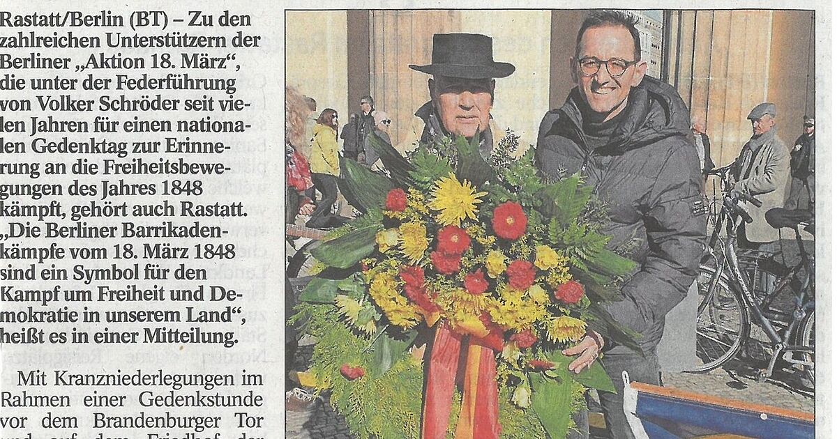 In Berlin wird an die Revolution im März 1848 erinnert - Bundesarchiv