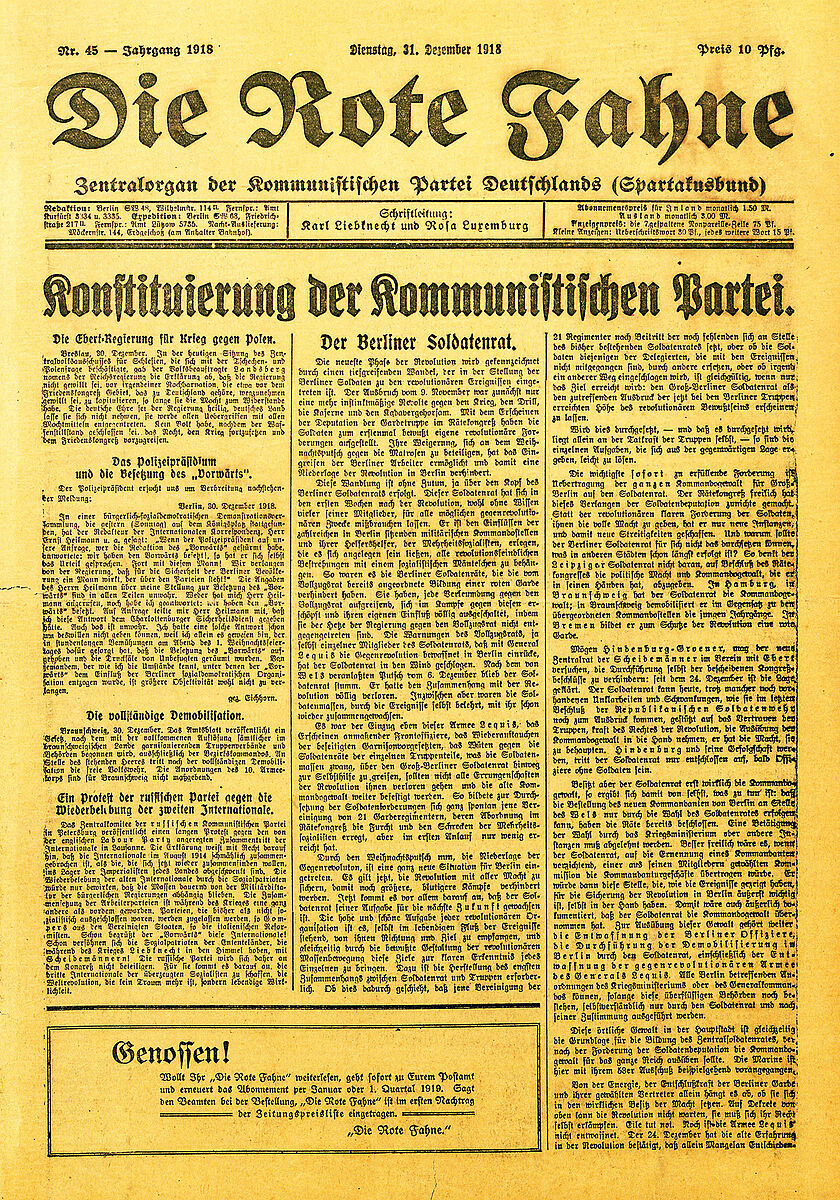 Gründung der KPD - Bundesarchiv