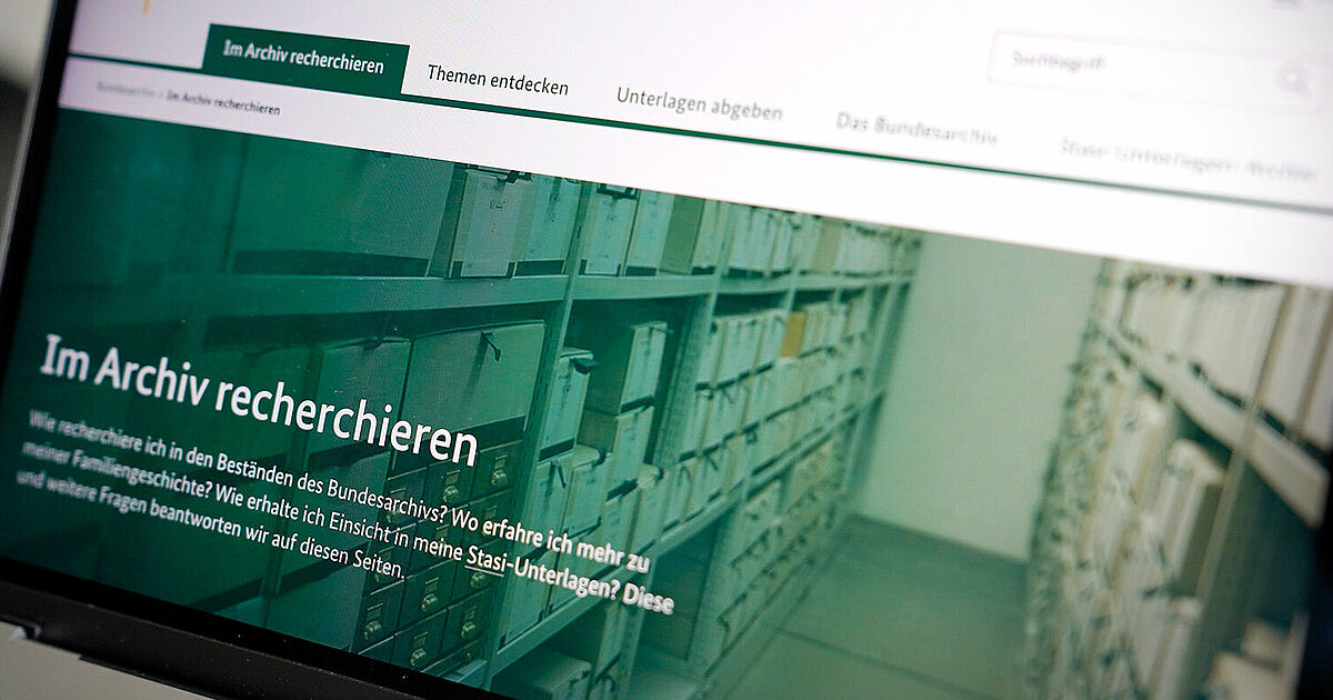 Neue Bundesarchiv-Website ist online - Bundesarchiv