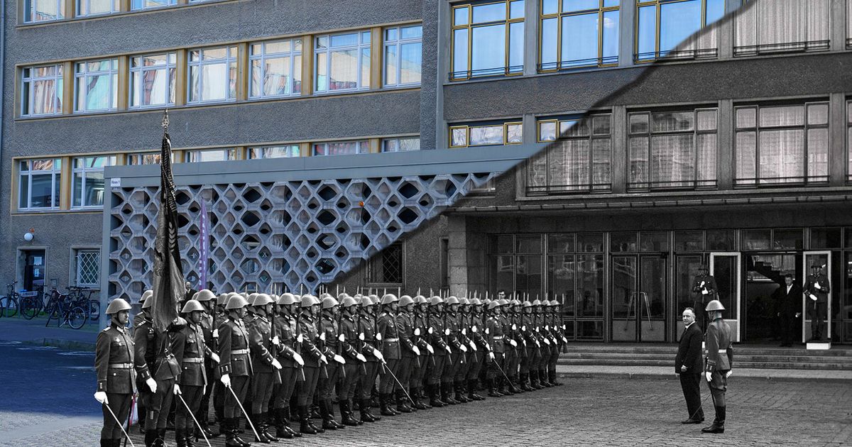 Die Stasi-Zentrale gestern und heute - Bundesarchiv