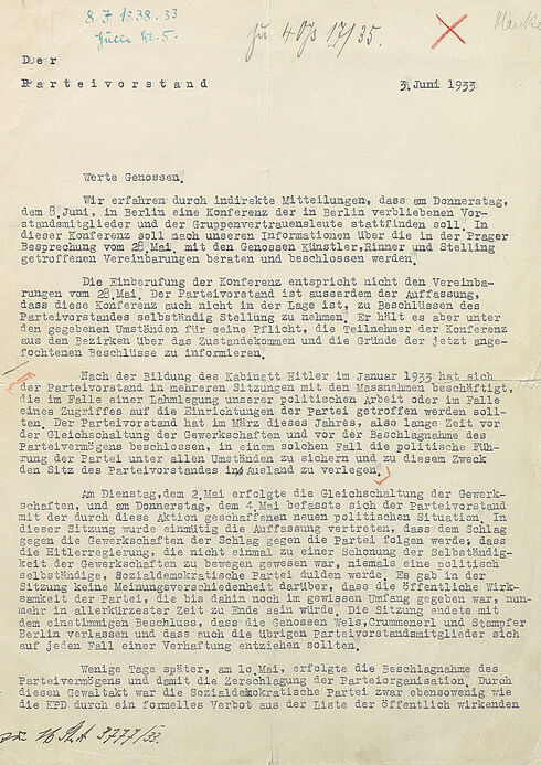 Otto Wels: „Freiheit und Leben kann man uns nehmen, die Ehre nicht ...