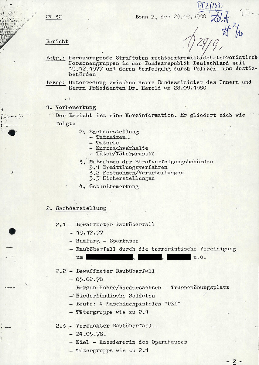 Das Oktoberfestattentat 1980 - Bundesarchiv